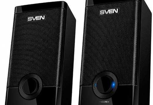 2.0 Колонки Sven 318 2*2.5W Black USB #226514