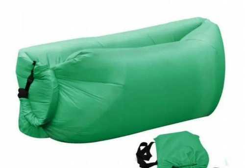 Надувной лежак\диван зеленый