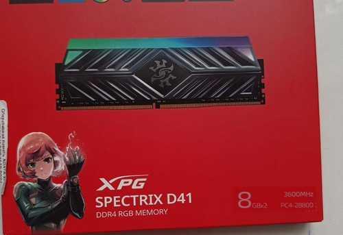 A data xpg spectrix d41 Rgb 3600Mhz cl18