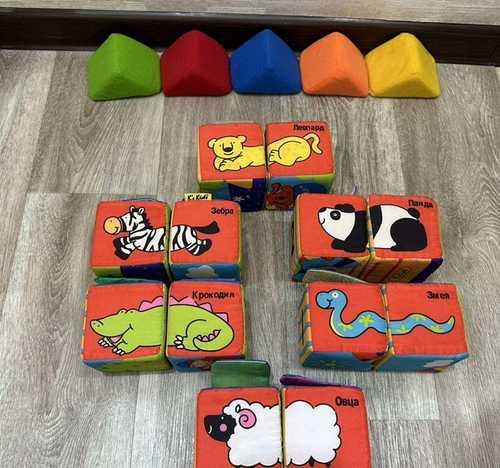 Развивающие мягкие кубики K's Kids "Учись,играя"