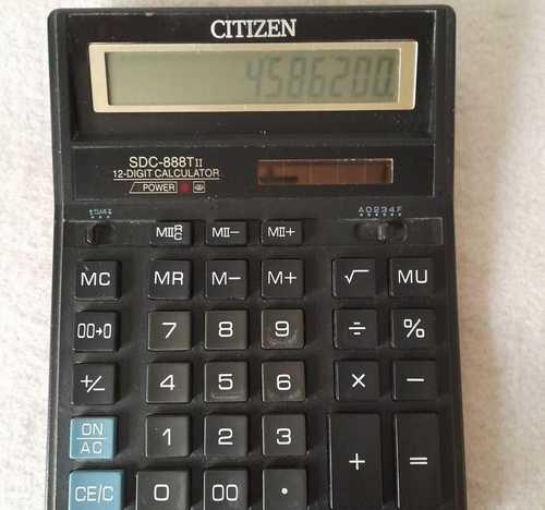 Калькулятор citizen sdc 888