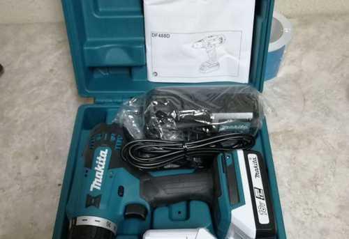 Аккумуляторная дрель-шуруповерт Makita DF488DWE