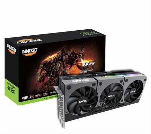 Видеокарта Inno3D RTX4080 16GB X3 OC (2535MHz/ 22