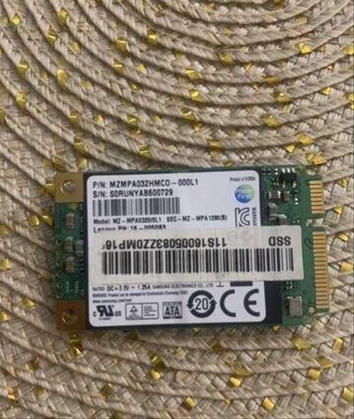 SSD Samsung MZ-MPA0320/0L1 - 32GB msata