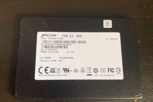 Ssd 1tb micron 1100