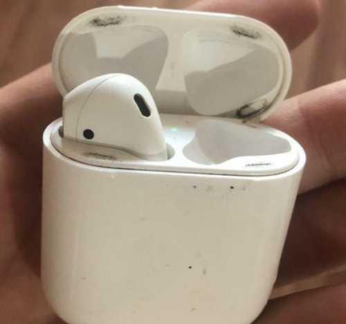 Беспроводные наушники apple airpods 1