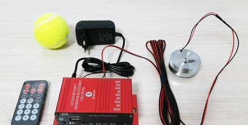 Вибродинамик с усилителем 100W Bluetooth