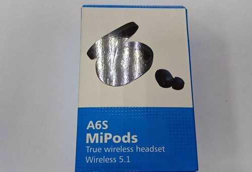 Беспроводные наушники TWS A6S MiPods