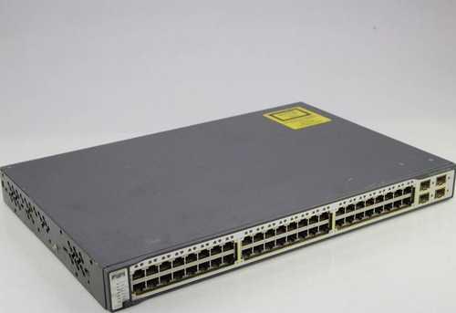 Б/у Коммутатор Cisco c3750-48PS-S v08 PoE