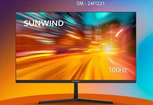 Монитор SunWind 23.8", 100 Гц, IPS, новый