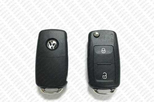 Ключ выкидной VW 2 кнопки HU66