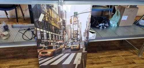 Картина pjatteryd такси 70 х 100 см taxi new york