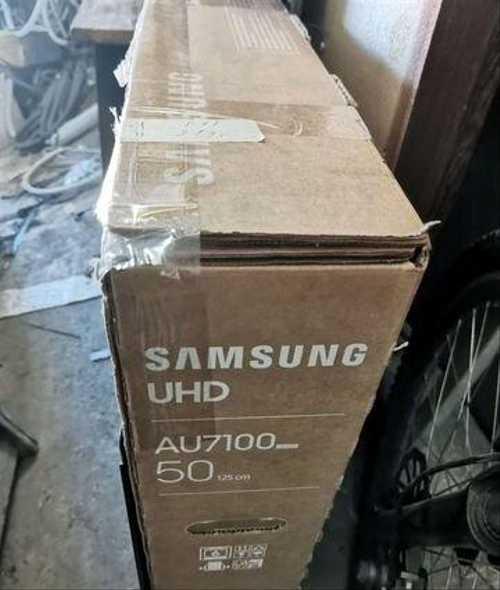 Новый телевизор Samsung ue50au7100 (разбит экран)