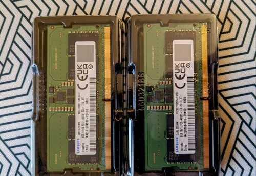 DDR5 Samsung 16GB (2x8) So-dimm для ноутбука