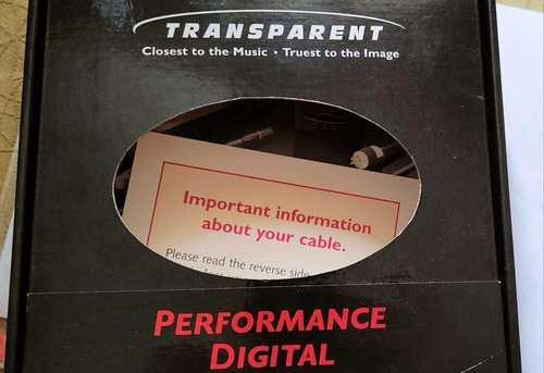 Кабель Transparent performance digital