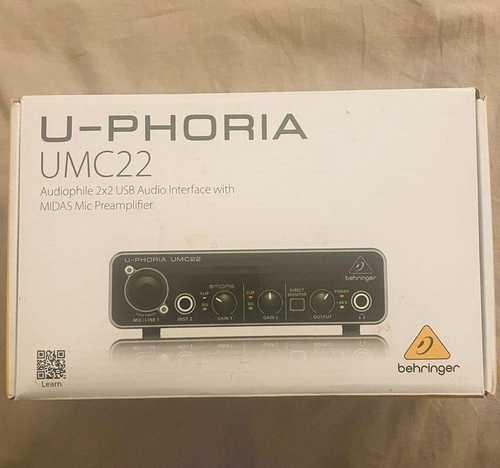 Звуковая карта behringer u phoria umc22