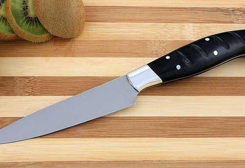Кухонный нож № 2 сталь 95Х18 рукоять акрил черный
