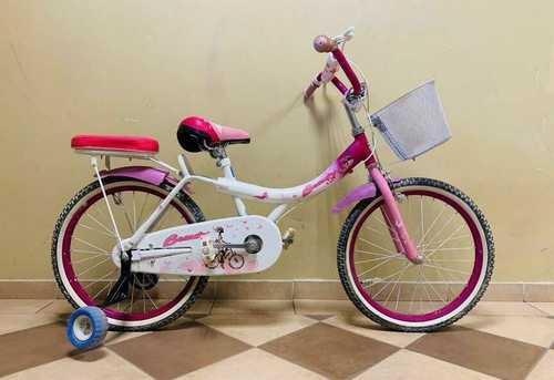 Велосипед розовый детский для девочки Серия Beauty