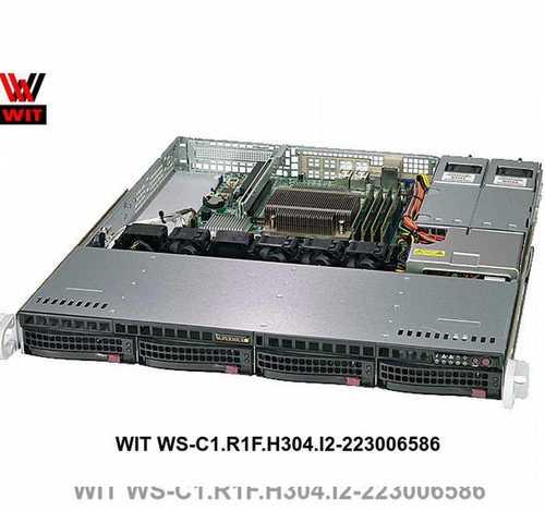 Сервер Supermicro WIT WS-C1.R1F.H304.I2-223006586