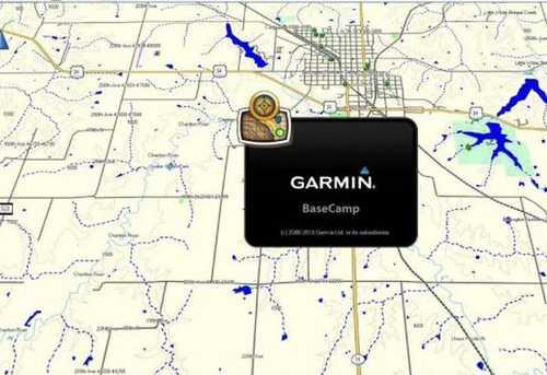 Карта глубин дорог Garmin