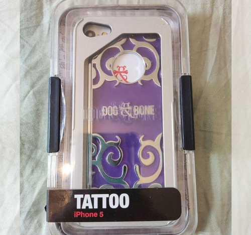 Металл бампер чехол iPhone 5 5s SE Dogbone Tatoo