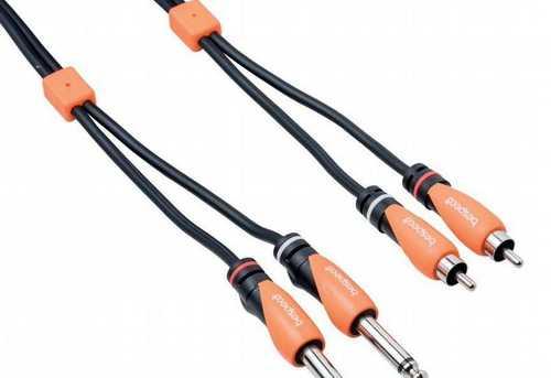 Кабель межблочный 2Jack-2RCA Bespeco SLY2JR500 5 m