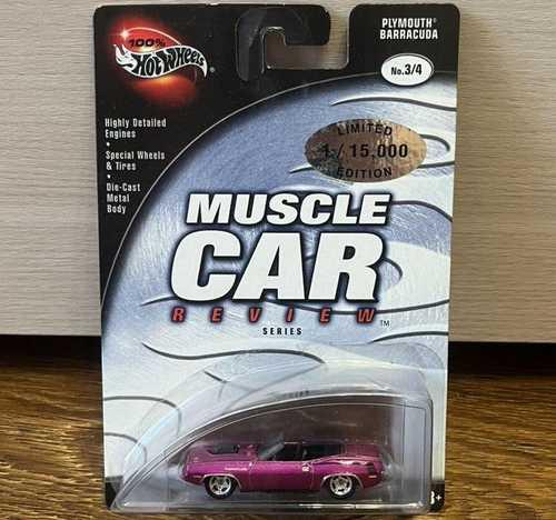 Hot wheels 100% plymouth barracuda