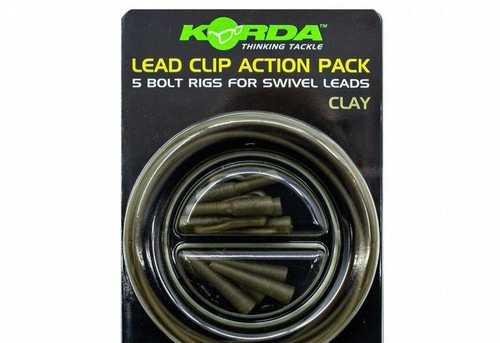Набор безопасная клипса Korda Lead Clip Action
