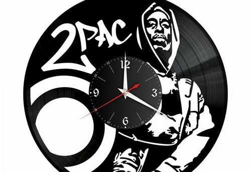 Часы настенные 2pac из винила, №R1