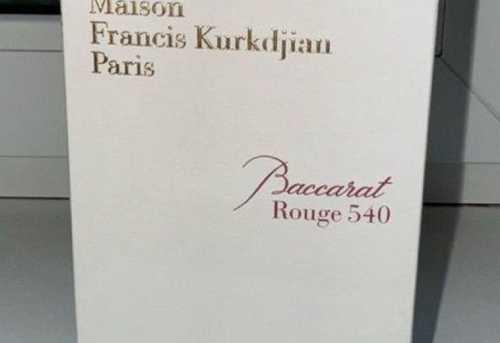 Maison francis kurkdjian baccarat rouge 540