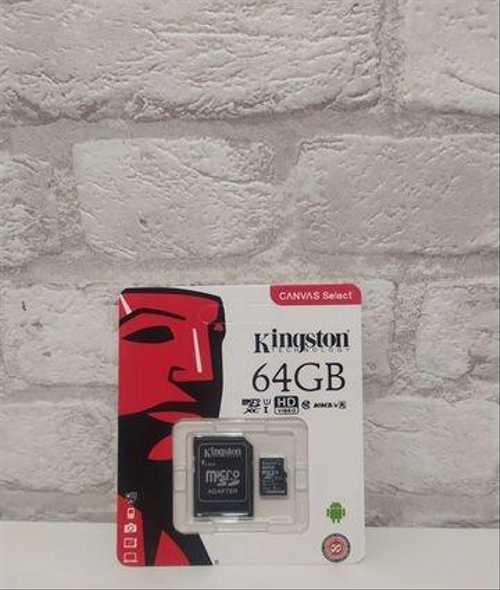 Флешка USB microsd Kingston 4 GB