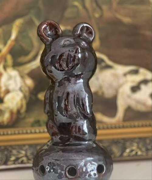 Олимпийский мишка керамика СССР статуэтка