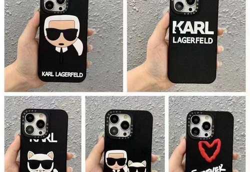 Чехол на iPhone 14/plus/pro/pro max karl Lagerfeld