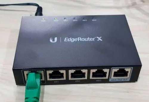 Гигабитный роутер Ubiquti EdgeRouter X ER-X бу