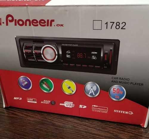 Магнитола pioneer с блютусом бу