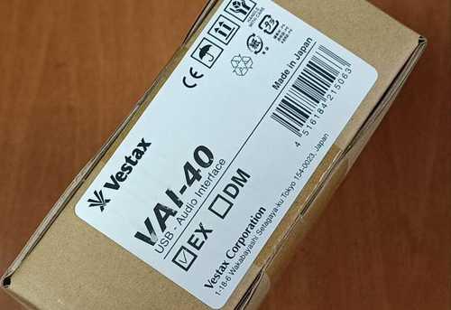 Внешняя звуковая карта usb Vestax Vai40