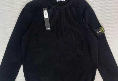 Свитер хлопковый Stone island (Black)