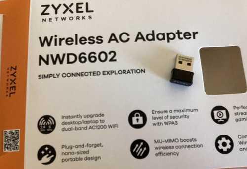 WiFi адаптер Zyxel NWD6602
