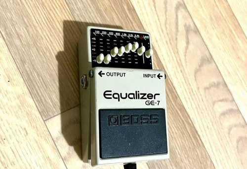 Гитарная педаль boss ge-7(equalizer), б/у