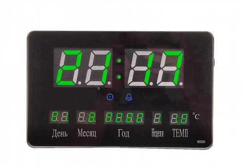 Часы настенные OT-CLW11 220В зеленые цифры