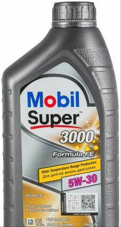 Mobil Super 3000 X1 Formula FE 5W-30 1 л(152055)