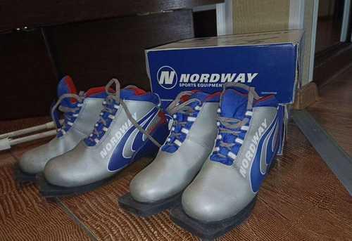 Лыжные ботинки nordway 33 размер