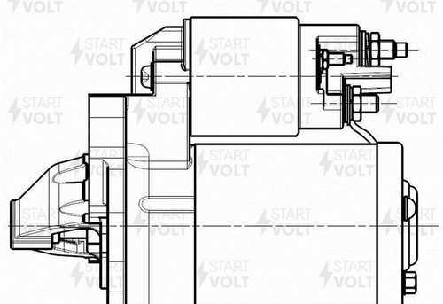 Стартер Renault Duster (10) /Megane III (08) 1.6i