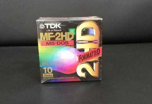 Дискеты новые TDK 3,5” и флопи 5.25 дюйма