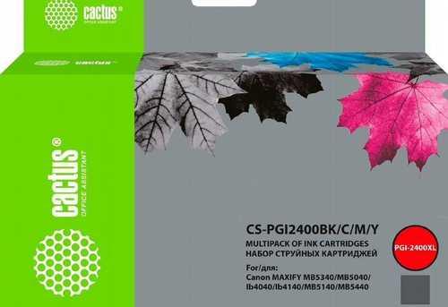 Картридж струйный Cactus CS-PGI2400BK/C/M/Y 4цв. н