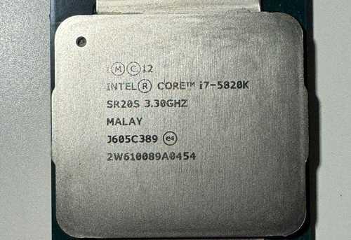 Intel Core i7 5820k + кулер