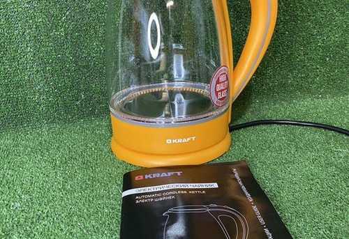 Электрический чайник стеклянный Kraft KF-KG17020R