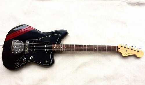 Fender special edition blacktop jazzmaster stripe