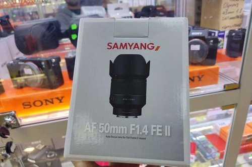 Samyang AF 50mm f/1.4 Sony FE II новый в упаковке