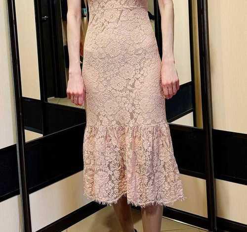 Платье Zara xs из кружева